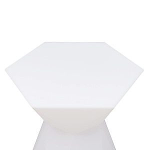 AKaSping LED Bar Table 19" Cocktail Tables with Remote Control 16 RGB Changing-Color Pub Table Hexagon Bistro Coffee Table Outdoor Light Up Bar Table Light Up Furniture