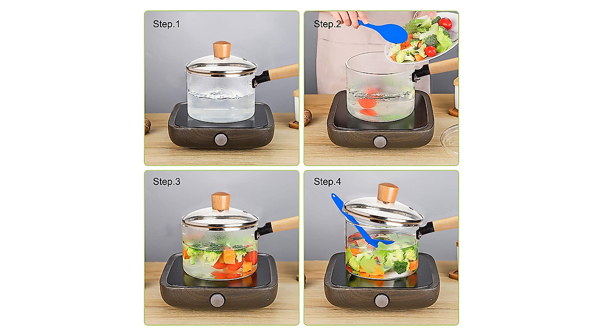 Inevoc 60Oz Glass Pot - Versatile Cookware for All