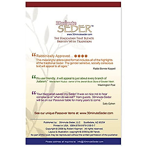 30 Minute Seder: The Haggadah That Blends Brevity With Tradition