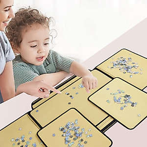 Jomtien 1500 Pieces Puzzle Board, Portable Puzzle Board, Jigsaw Puzzle Table Board,Puzzle mat with Sorting Tray, Non-Slip Surface,Puzzle Accessories Puzzle Storage