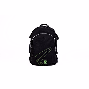 DIME BAGS Urban Hemp Backpack | Original Hemp Backpack for All Genders | Includes Secret Pocket & Removable Airtight Poly Bag (Black)