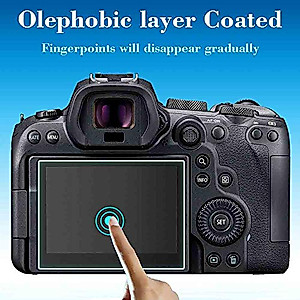 Screen Protector for Canon EOS R7 /EOS R6 Camera, ULBTER 9H EOSR6 EOSR7 Tempered Glass Screen Protector Edge to Edge Protection,Anti-Scrach Anti-Bubble [3 Pack]