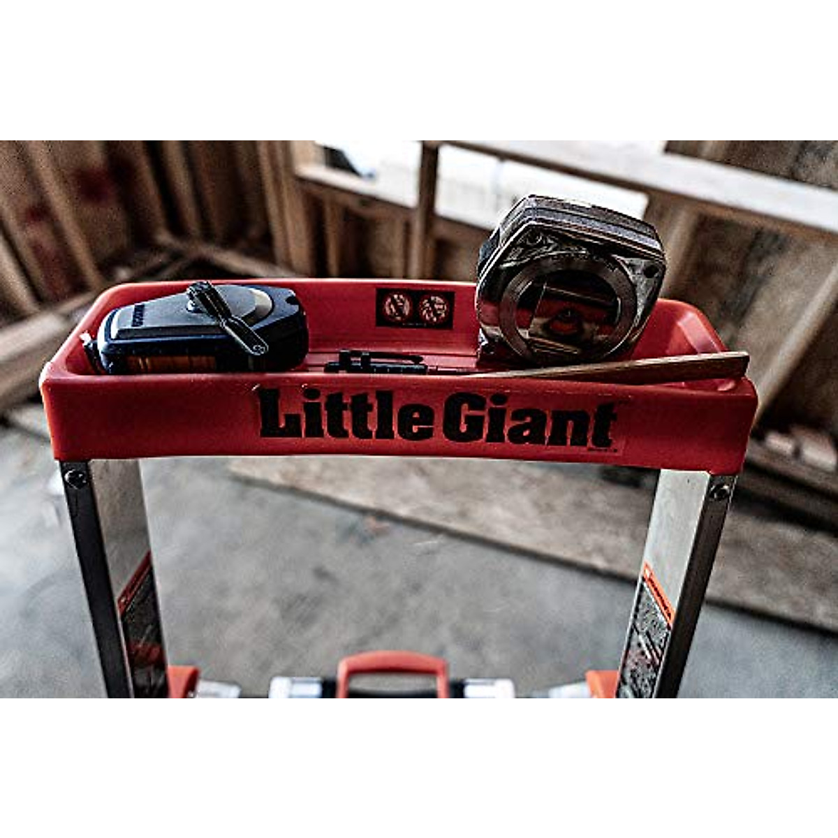 Little Giant Ladder Systems Flip-N-Lite, 4-Foot, Stepladder, Aluminum, Type 1A, 300 Lbs Rated (15272-001)