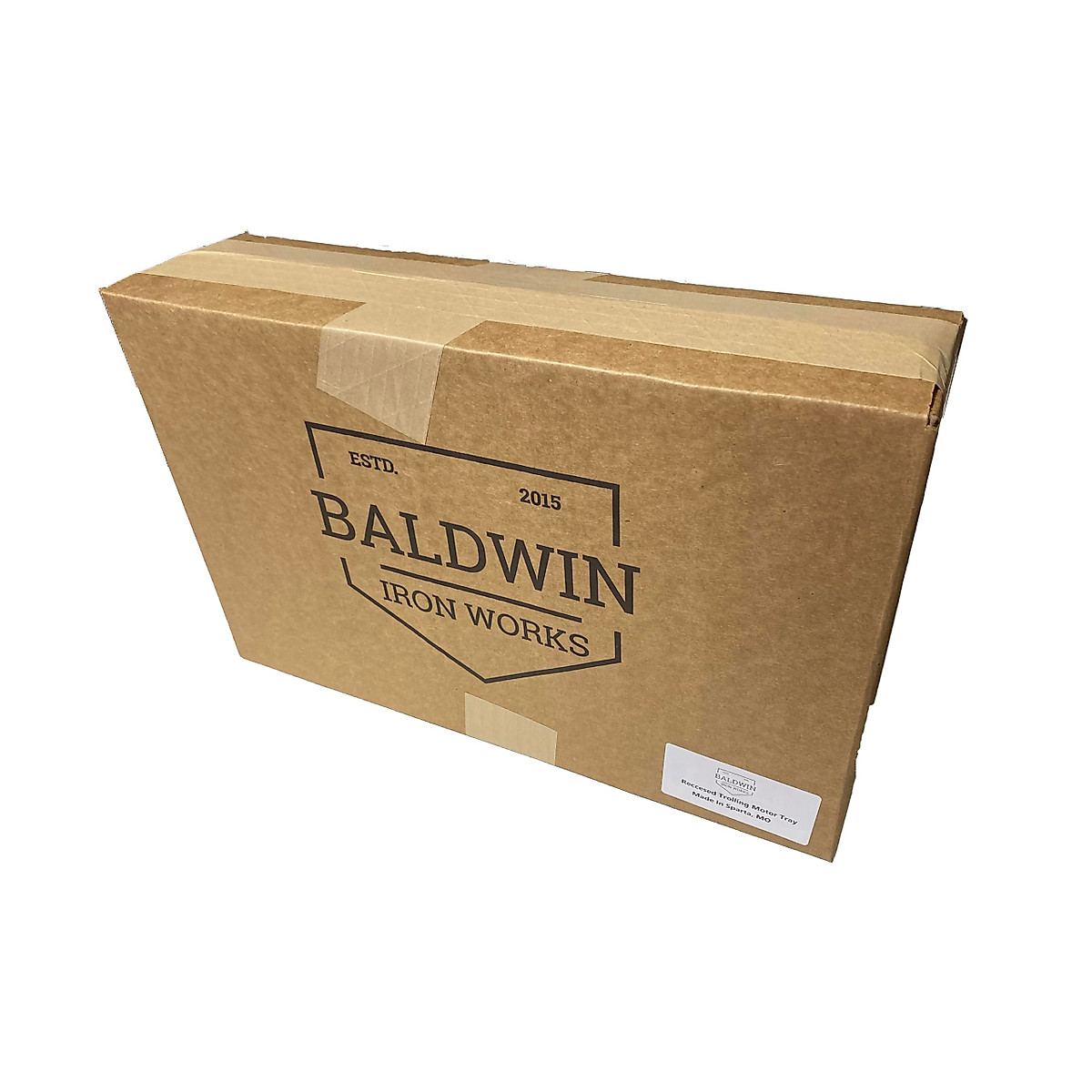 Baldwin Iron Works Recessed Trolling Motor Foot Pedal Pan Tray