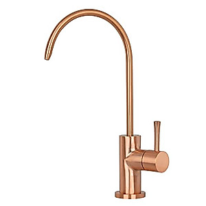 One-Handle Black and Rose Gold Drinking Water Filter Faucet Water Purifier Faucet (Copper)
