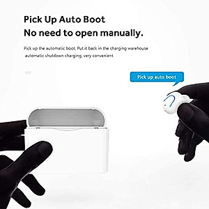 TBIIEXFL Headset Touch Function with Charging Box Stereo Headphones in-Ear Built-in Microphone Headphones Sports Subwoofer