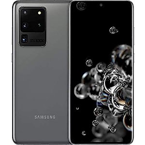 SAMSUNG Galaxy S20 Ultra G988B 128GB GSM Unlocked Android Smartphone (International Variant/US Compatible LTE) - Cosmic Gray