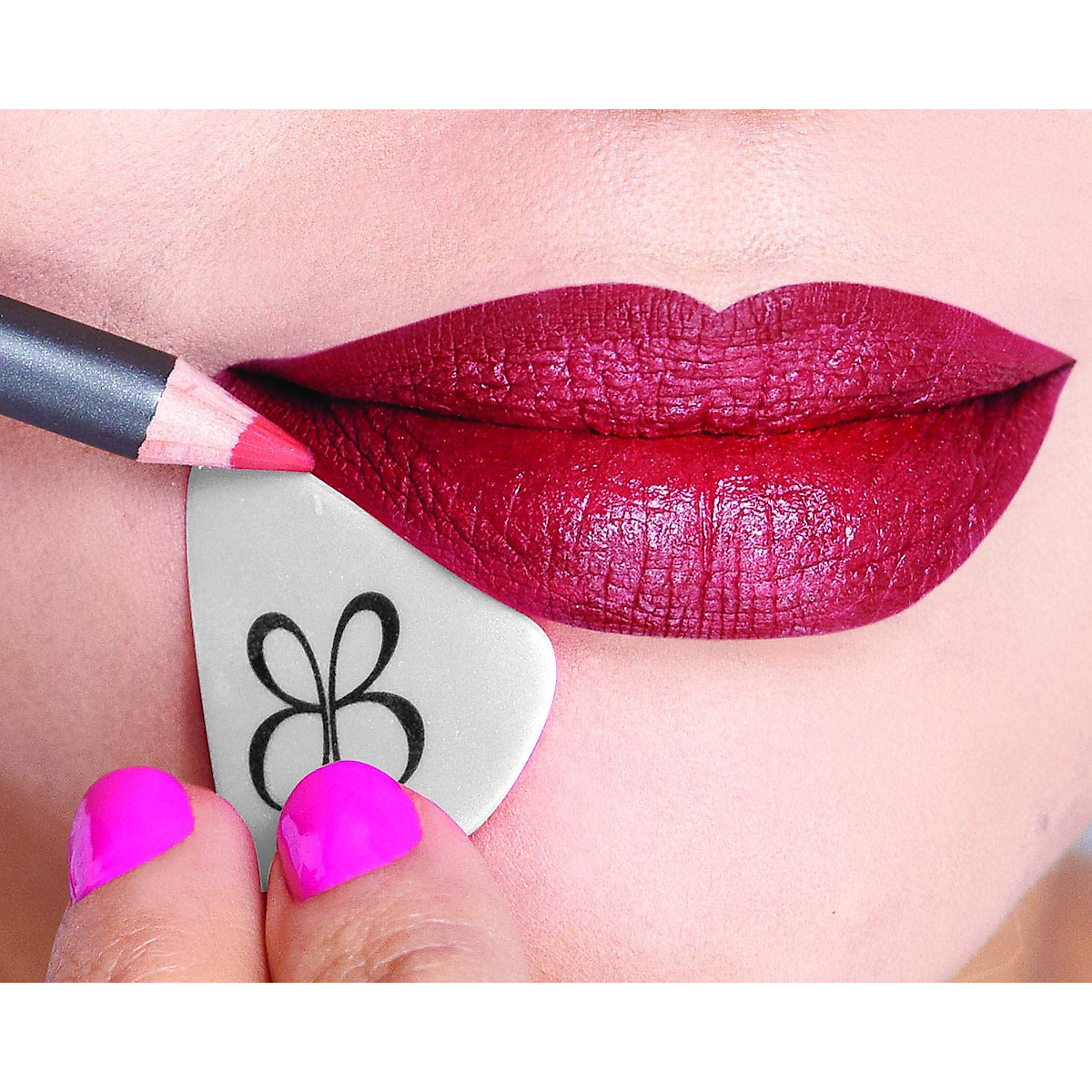 beautyblender® | Liner Designer Pro Beauty Blender Triple-Edged Eyeliner & Eye Pencil Guide, Includes Magnifying Mirror & Suction Cup, For Eye Pencil, Gel Cream, Liquid Liner and Powder Formula