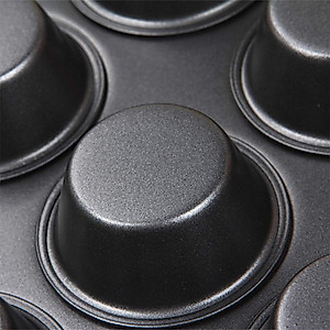 IELEK Non-stick Muffin Cupcake Pan for Baking Jumbo Donut Cake Molds Tins Tray Set Bakeware Dishwasher Microwave Safe