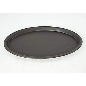 2 Oval Plastic Humidity/Drip Tray for Bonsai Tree 9"x 6.25"x 0.5" - Black