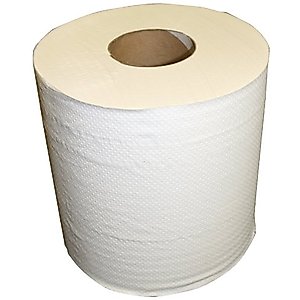 Berk Wiper CPRT-7200-ECONO Center-Pull Sanitary Paper 2-Ply Towel, 9" Length x 7-1/2" Width, White (Case of 6 Rolls)
