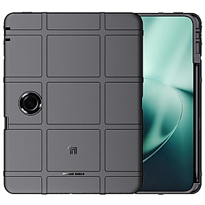 Case for OnePlus Pad 11.6" Tablet (2023), Nakedcellphone Special Ops Tactical Armor Rugged Shield Protective Cover [Anti-Fingerprint, Matte Grip Texture] with Stylus Holder Slot - Matte Black