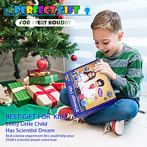 STEM Science Kits For Kids - 56 Science Lab Experiments For Teenagers Age 8-10-12-14 Volcano Crystal Growing Chemistry Projects,Educational Activities Toys Game For Boy & Girl Christmas Birthday Gifts