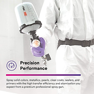 3M Performance Gravity HVLP Atomizing Head Variety Kit, 26730, Sizes 1.2, 1.3, 1.4, 1.6, 1.8, 2.0, for use Performance Spray Gun PPS 2.0 Paint Cups, Pack of 6, Black