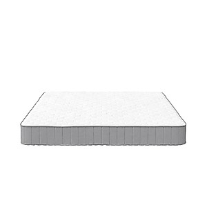 Signature Sleep Tranquility 6 Inch 2-Sided Reversible Bonnell Spring Coil Mattress, Full Size, GreenGuard Gold Certified, White