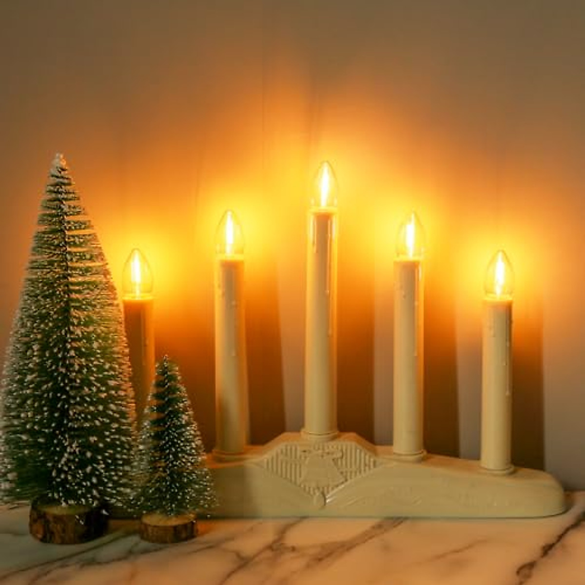 Exiugus Shatterproof & Waterproof C7 Replacement LED Light Bulbs – 0.6W Equivalent to 7W, White Warm 2200K Outdoor String Lights, E12 Base Edison LED Night Light Bulbs