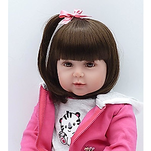 PURSUEBABY Toddler Reborn Baby Dolls Girls Soft Body 20 inch (Amy)…