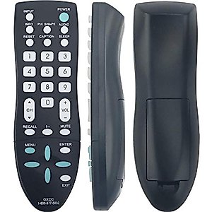GXCC Replace Remote Control fit for Sanyo LCD TV DP50710 DP50741 DP50842 DP50843 DP55D33 DP58D33 DP42740 DP42841 DP42D23 DP46812 DP46841 DP47840 DP32640 DP39842 DP39843 DP39E23 DP39E23T DP42142 GXFA