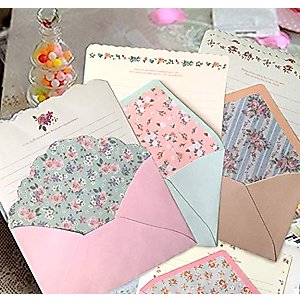 SCStyle 32 Cute Kawaii Lovely Special Design Writing Stationery Paper with 16 Envelope - 32 Letter paper (7.1x5.2 inch) by SCStyle