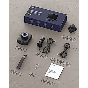 iZEEKER 2K Dash Cam Front and Inside, 1440P Dual Dash Camera for Cars with Starvis Sensor, Infrared Night Vision for Taxi Driver, Accident Record, Loop Recording, Parking Mode