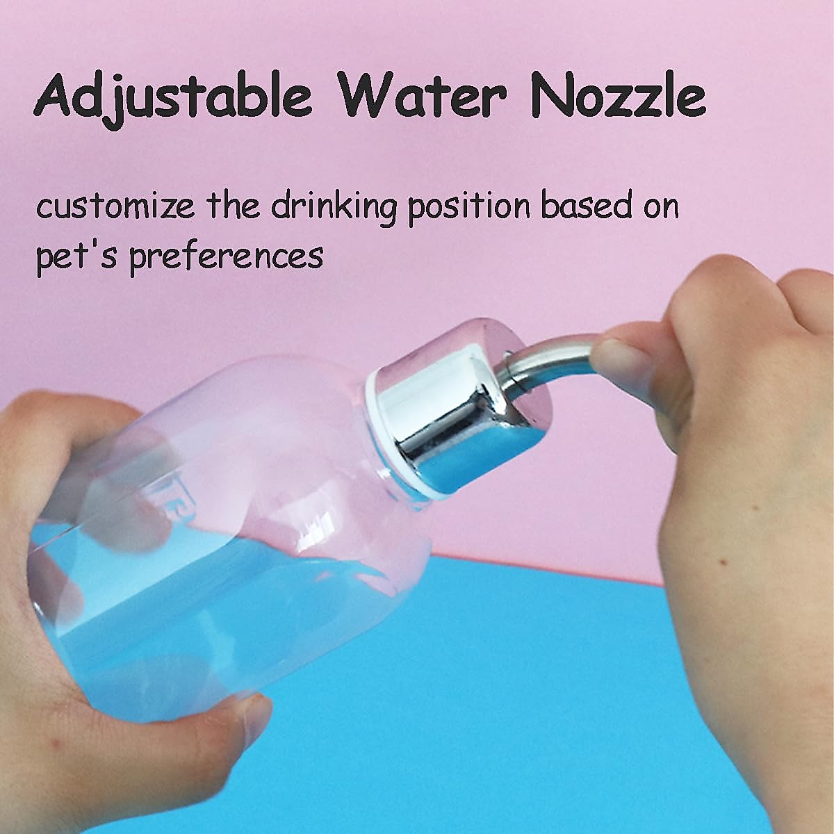 MANON ROSA Hamster Water Bottle -Leakproof Hanging Dispenser for Small Pet Cages: Hedgehogs Guinea Pigs Sugar Gliders Squirrels Syrian Dwarf Gerbils Mice Rats Degus Rodents (Small(180ml))