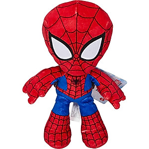 Mattel Marvel Spider-Man Plush Character Figure, Super Hero Soft Doll in Classic Suit, 8 Inches Tall