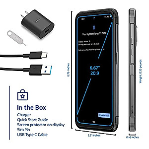 Nokia XR20 5G | Android 11 | Unlocked Smartphone | Dual SIM | 6/128GB | 6.67-Inch Screen | 48MP Dual Camera | Charcoal