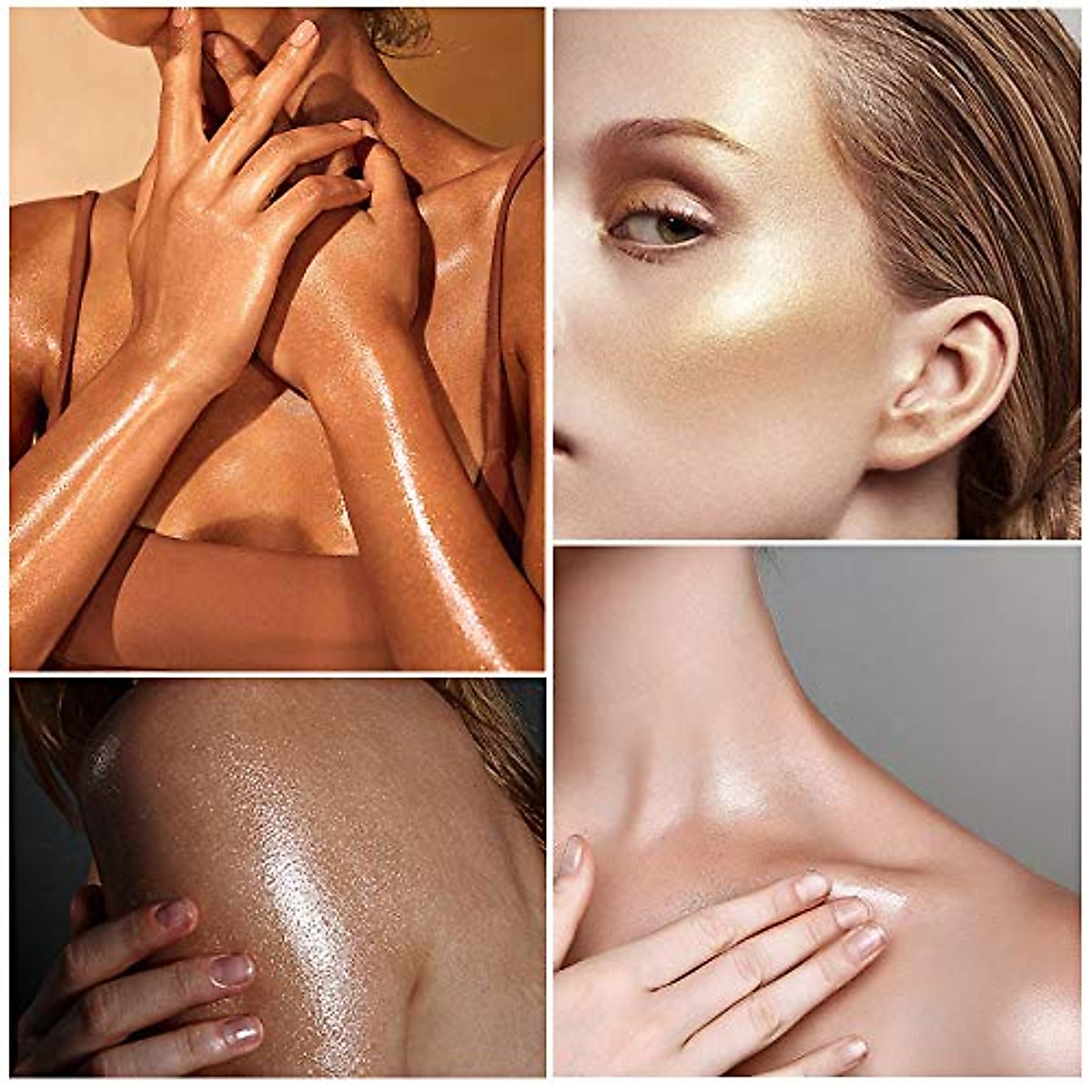 KYDA Body Luminizer, Waterproof Moisturizing and Glow For Face & Body, Radiance All In One Makeup, Face Body Glow Illuminator, Body Highlighter 1fl.oz.-103 Glistening Bronze