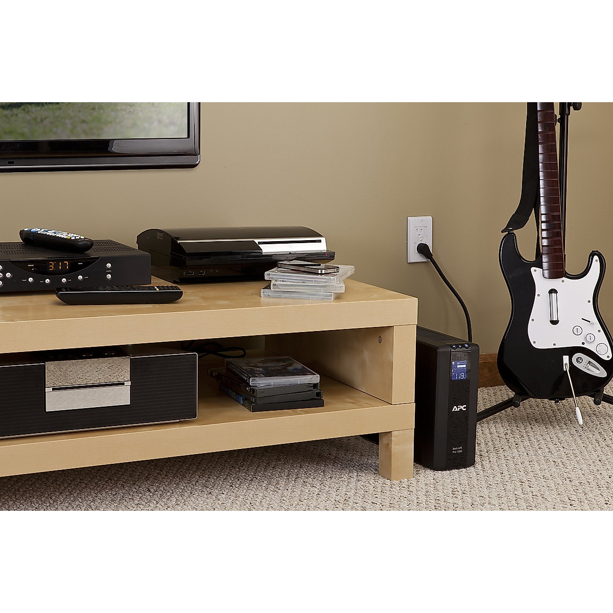 APC Back-UPS Pro 1000VA UPS Battery Backup & Surge Protector (BR1000G)