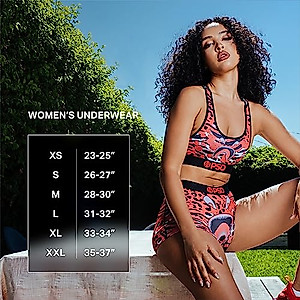 PSD Women's Playboy Spiral Dye Boy Shorts, Purple, M