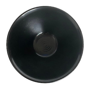 Z-Moments Melamine Round Bowls Japanese Ramen Vietnam Pho Noodles Soup Rice Bowls Set, Black, 5.5", 7", 8", 9", Black #LJB (24, 9" (44 oz))