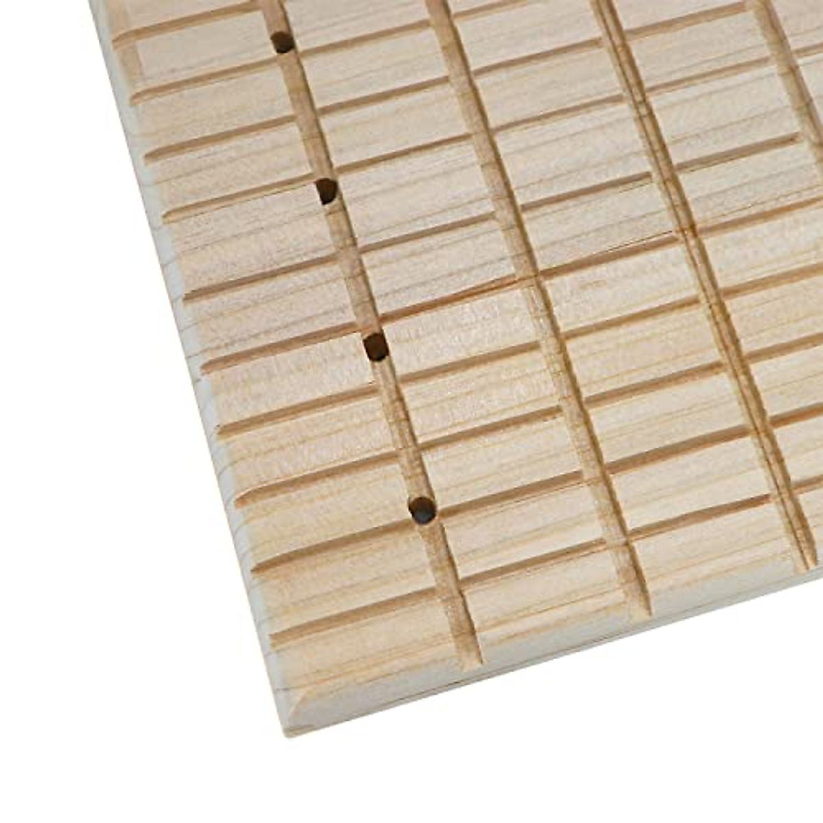 Rabbit Scratching Pad Wooden Scratch Pad Bunny Feet Pad for Rabbit Chinchilla Guinea Pig (A)