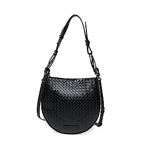 Steve Madden womens Steve Madden BARLO Shoulder Bag, Black, One Size US