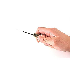 Old Timer 34OT Middleman 5.7in S.S. Traditional Folding Knife with 2.4in Clip Point Blade and Sawcut Handle for Outdoor, Hunting, Camping and EDC,Brown