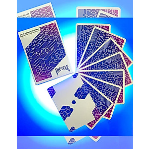 Bicycle Neon Orange Bump Cardistry Deck (Not A Playable Deck)