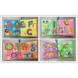 LmtLessDeals Baby Soft Cloth Books Baby Books Safety Fabric Baby Book Set 3 Pack Gift Set