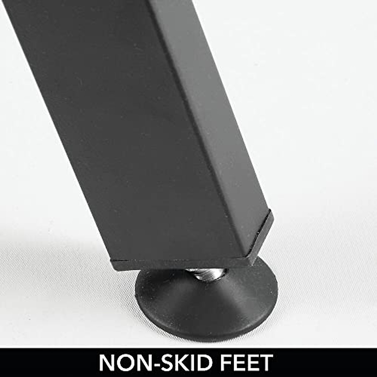 mDesign Metal Wall-Leaning Towel Ladder for Bathroom - 4-Level Decorative Ladder Rack and Towel Holder - Rustic Bath Towel Storage Stand for Modern Decor - Bathroom Towel Ladder Rack - Matte Black