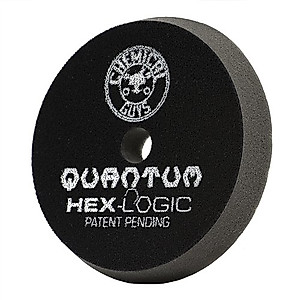 Chemical Guys BUFX116HEX6 Hex-Logic Quantum Finishing Pad, Black (6.5 Inch Pad made for 6 Inch backing plates)