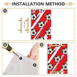 Football and Soccer Bathroom Vanity Tray for Countertop Decorative Trays with Handles Acrylic Hand Towel Tray for Shampoo Perfume Home Decor