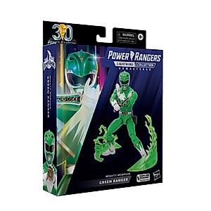 Power Rangers Lightning Collection Remastered Mighty Morphin Green Ranger 6-Inch Action Figure, Toys for Boys and Girls Ages 4 and Up