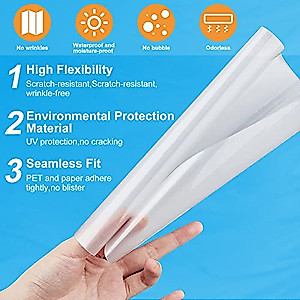 RyhamPaper Thermal Laminating Pouches, Laminating Sheets 8.9 x 11.4-Inches/Letter Size/5 mil, 300 Pack Laminator Sheets for Sealed Document, Cards, Clear Laminated Finish, Round Corner, Waterproof