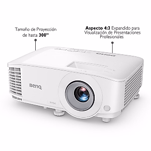 BenQ SVGA Business Projector (MS560), DLP, 4000 Lumens High Brightness, 20000:1 High Contrast Ratio, Dual HDMI, VGA, Auto Keystone Correction, Simple Setup, SmartEco Technology