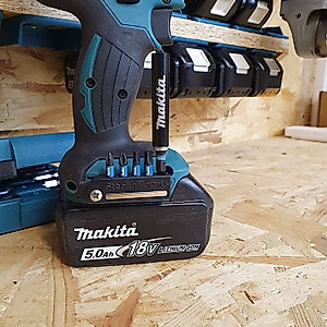 StealthMount Makita Magnetic Bit Holder - 2 Pack Drill Bit Organizer | Bit Holder for Makita | Makita Bit Holder for Drill | Makita Impact Bit Holder | Makita Bit Holder for Impact Driver | Made in UK