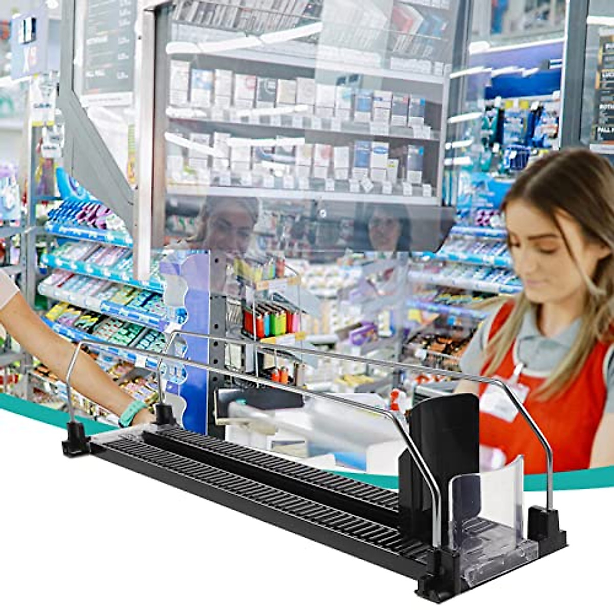 Veemoon Vending Machine Pusher Glide Vending Machine Pusher Glide Supermarket Shelf Pusher Machine,Glide Pusher Home Refrigerator Home Refrigerator Beverage Adjustable Organizer