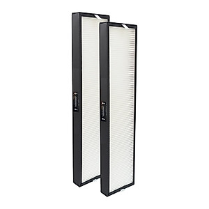 PUREBURG 182550 Replacement Filter Compatible with Bionair BAP536UV-U Air Purifier, 2-Pack H13 HEPA Air Clean Dust
