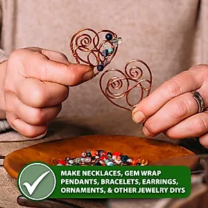 Mandala Crafts 14 Gauge Anodized Aluminum Craft Wire for Jewelry Making - 60 FT Colored Flexible Silver Wire - Bendable for Bonsai Armature Crafting Sculpting