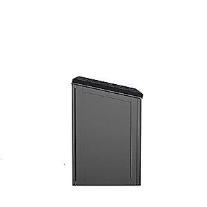 CoscoProducts COSCO 88333BGY1E BoxGuard Large Lockable Package Delivery and Storage Box, 6.3 cubic feet, Black/Grey