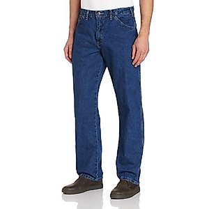 Dickies mens Relaxed Straight-fit Carpenter Jeans, Indigo Blue, 36W x 32L US