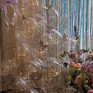 Clear Balloons, Different Sizes Pre Stretched 50pcs 10" 18" 24 inch BoBo Balloons Arch Crystal Transparent Clear Bubble Balloons Garland Kits