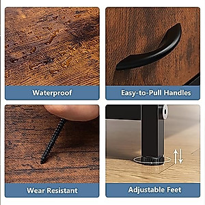 Dresser for Bedroom, Drawer Dresser Organizer Storage Drawers Fabric Storage Tower with 8 Drawers, Chest of Drawers with Fabric Bins, Steel Frame, Wood Top for Bedroom, Kids Room,Closet, Entryway